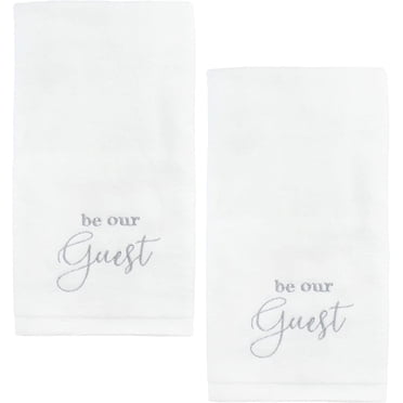 Pidada 100% Cotton Polka Dot Pattern Hand Towels for Bathroom Set of 2 ...