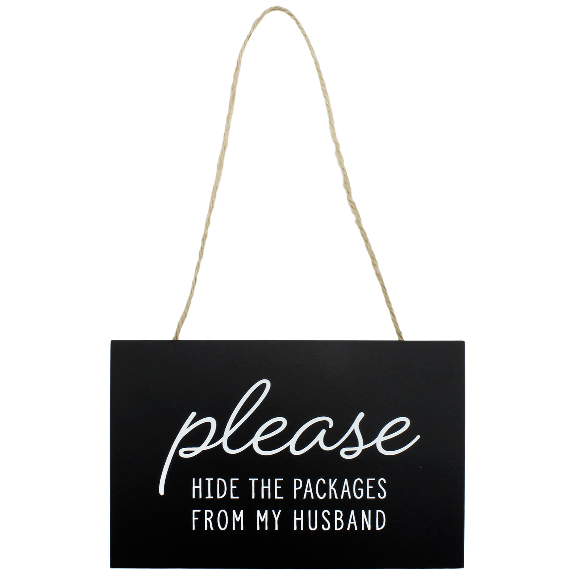 AuldHome Please Hide The Packages from Husband Sign; Funny Hanging ...