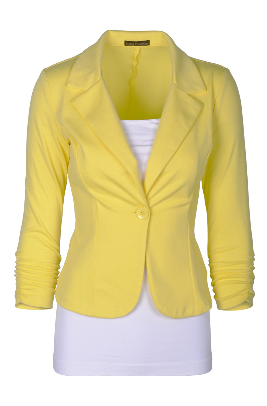 Auliné Collection Women's Casual Work Solid Color Knit Blazer - Walmart.com