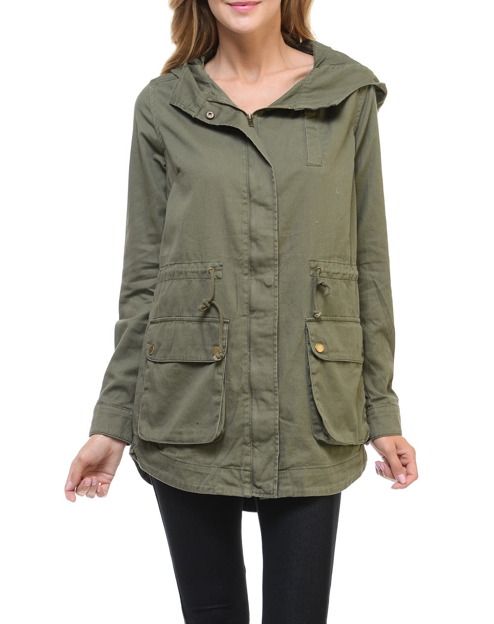 Auliné Collection Women's Long Utility Pockets Layering Lightweight ...