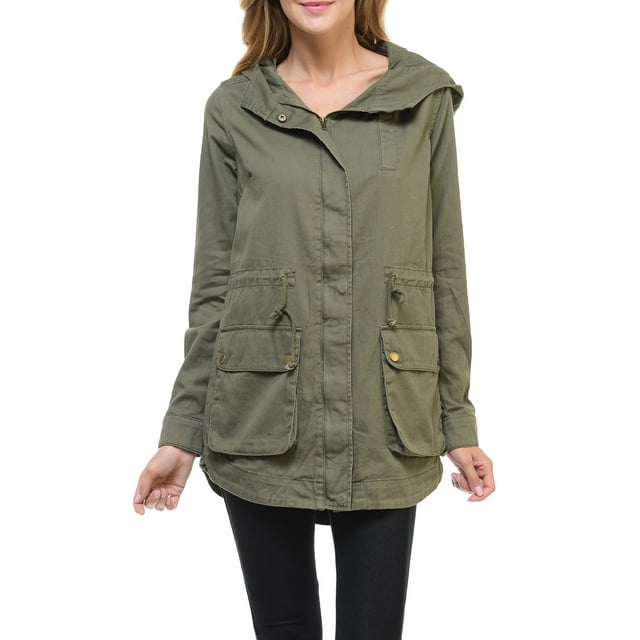 Auliné Collection Women's Long Utility Pockets Layering Lightweight ...