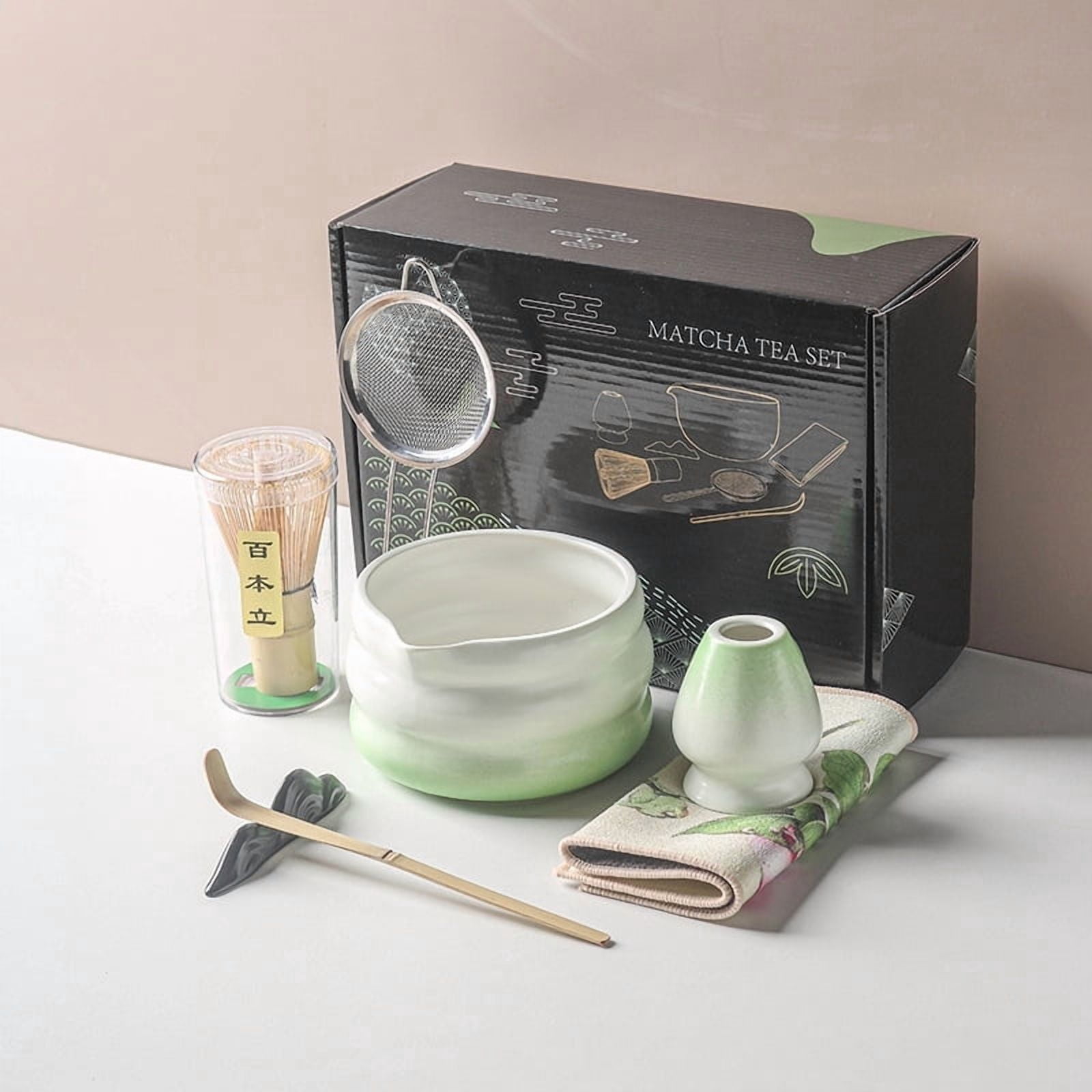 Aulonda 7Pcs Matcha Whisk Set Elegant Matcha Tea Set Reusable Matcha ...