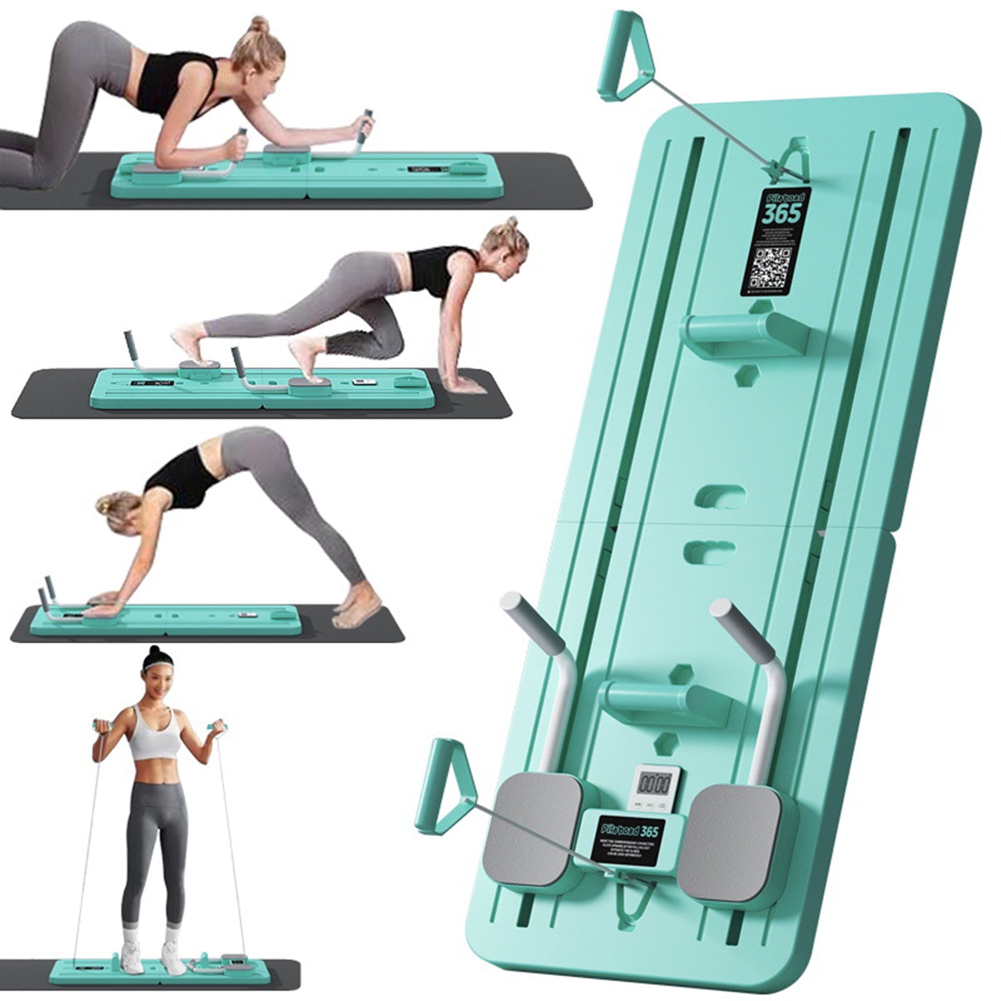 Aulonda Pilates Board, Multi-Function Compact Core & Ab Trainer, Full ...