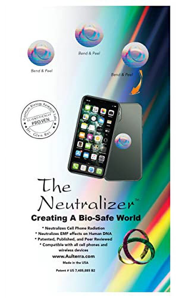 Aulterra EMF Neutralizer Sticker for Cell Phones, Laptops and Mobile ...