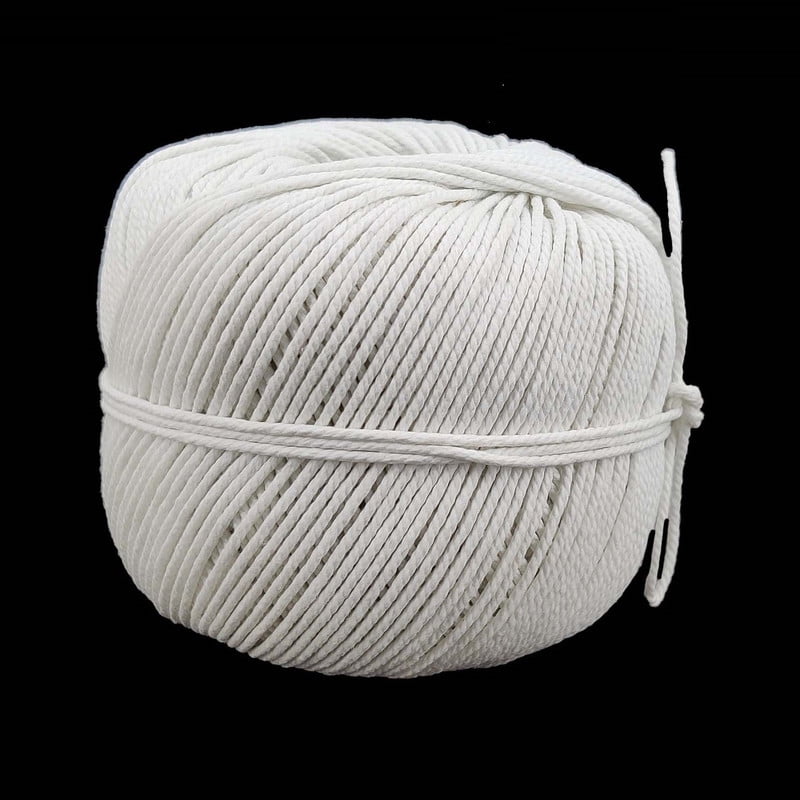 Aumni Crafts White Glazed Cotton Piping Thread (1 Roll x 100 Grams) 1.5 ...