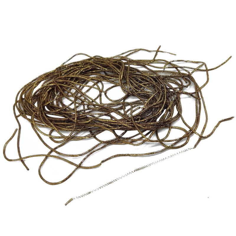Aumni Crafts Zardosi Flexible 1mm French Bullion Wires (Pack of 3.5 OZ ...