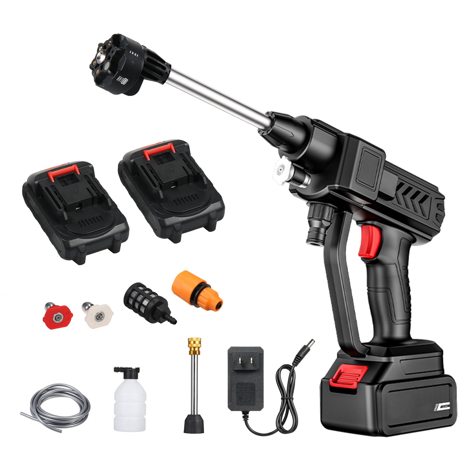Aumotop Cordless Power Washer, 60Bar 300W High-Pressure Machine ...
