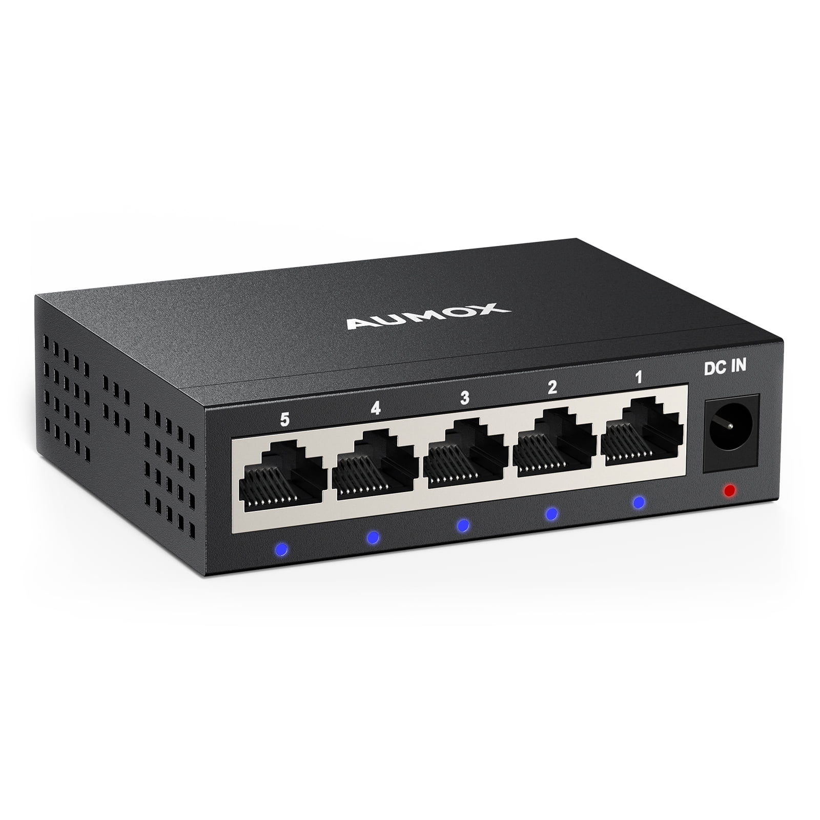 Aumox 5 Port Gigabit Ethernet Network Switch - Walmart.com