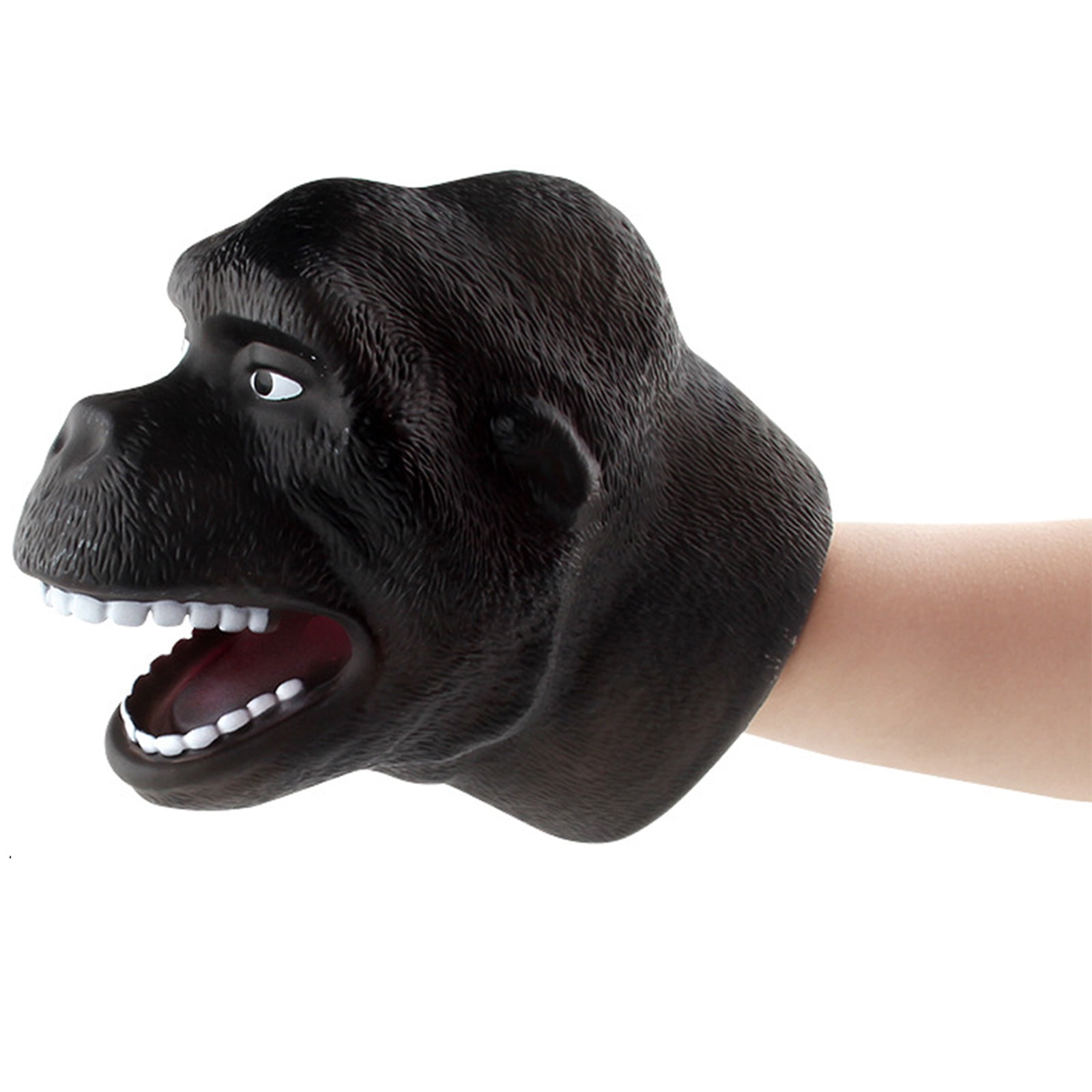 Aunavey Dinosaur Hand Puppet Soft Vinyl Rubber Animal Head Hand Puppet ...