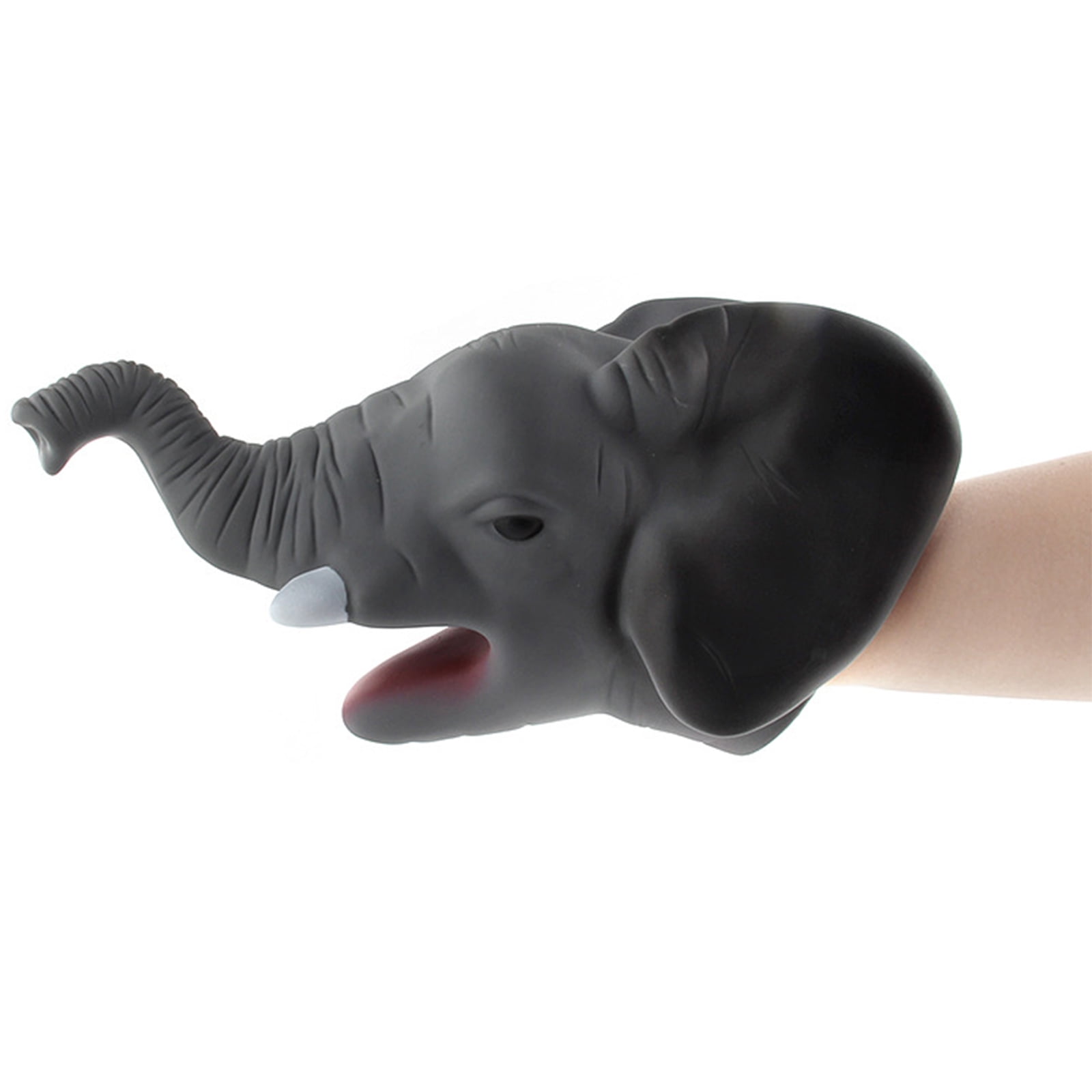 Aunavey Dinosaur Hand Puppet Soft Vinyl Rubber Animal Head Hand Puppet ...