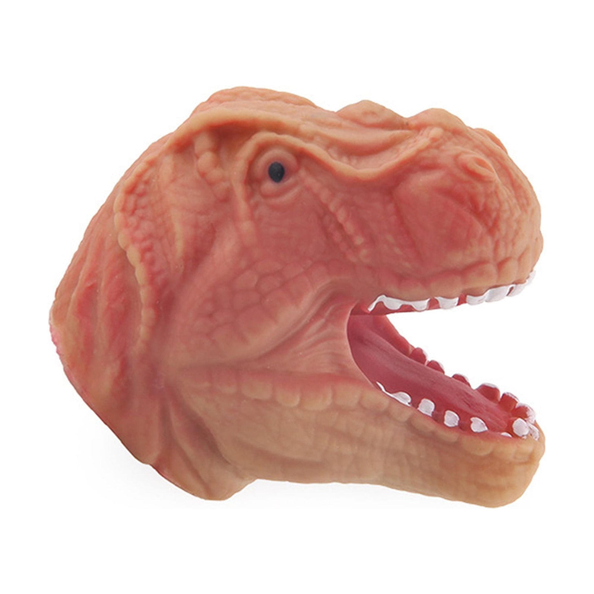 Aunavey Dinosaur Hand Puppet Soft Vinyl Rubber Animal Head Hand Puppet ...