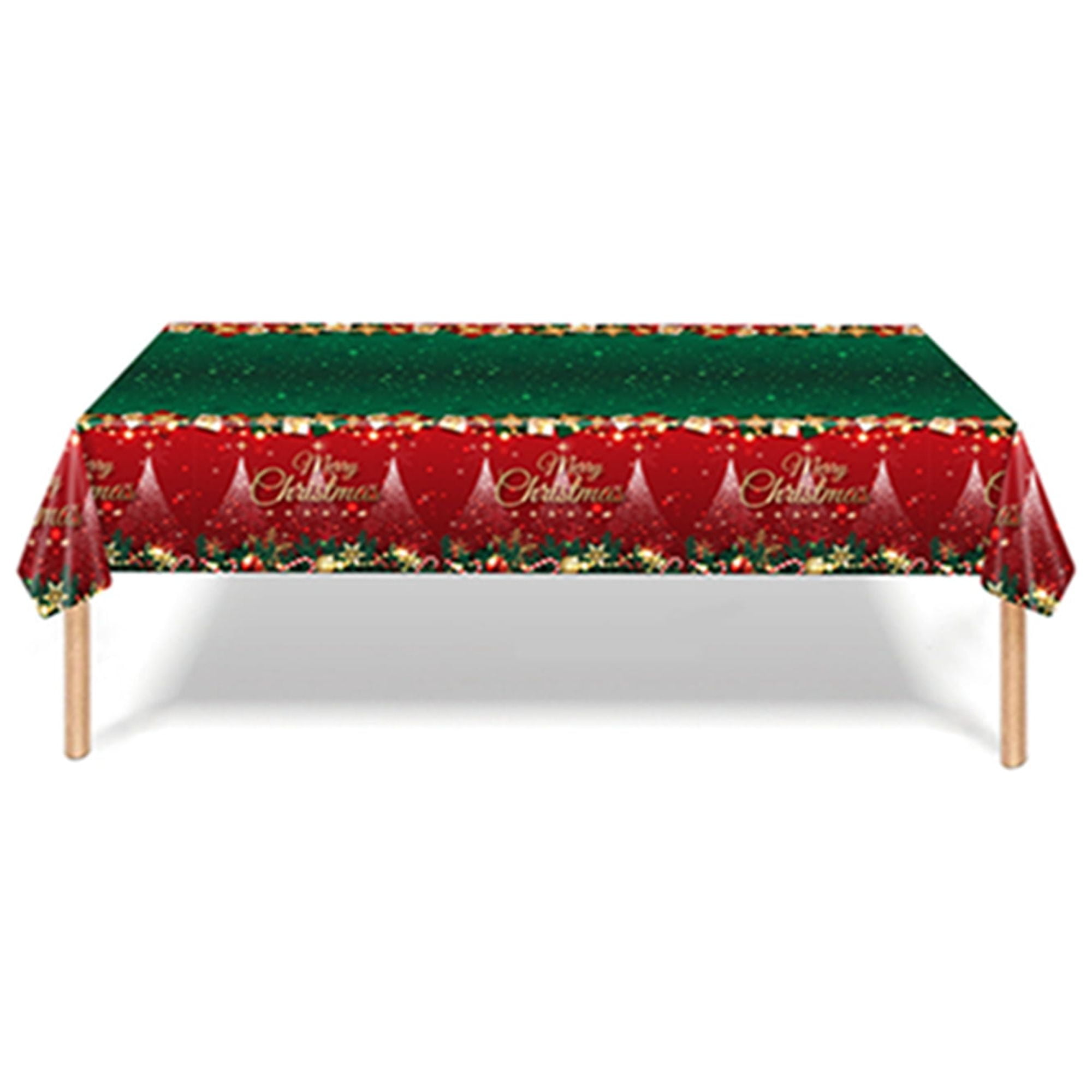 Aunavey Festive Table Setting with Disposable Tableware Set and ...