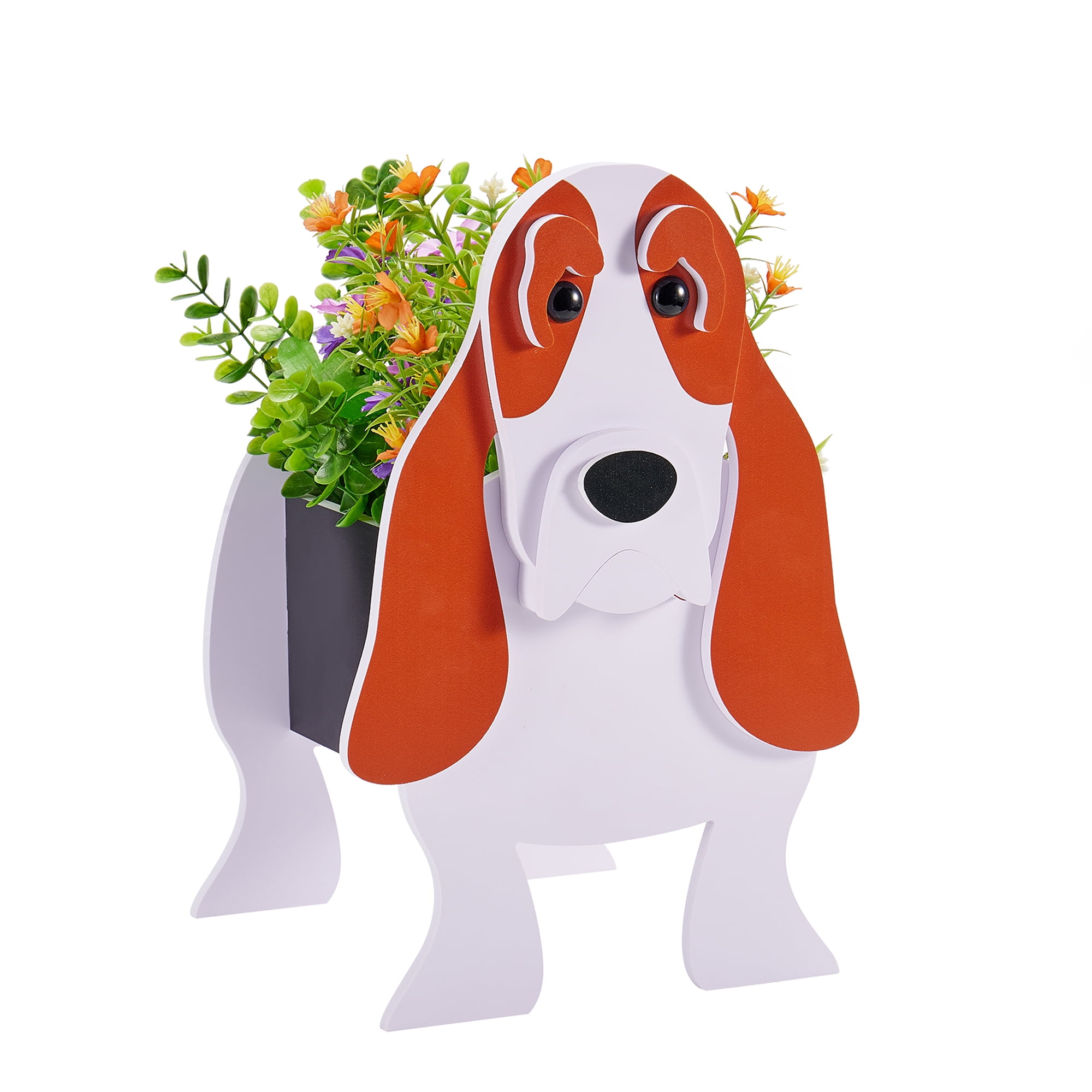 Aunavey Garden Decor: Animal Planter with Cute Flower Pot - Walmart.com