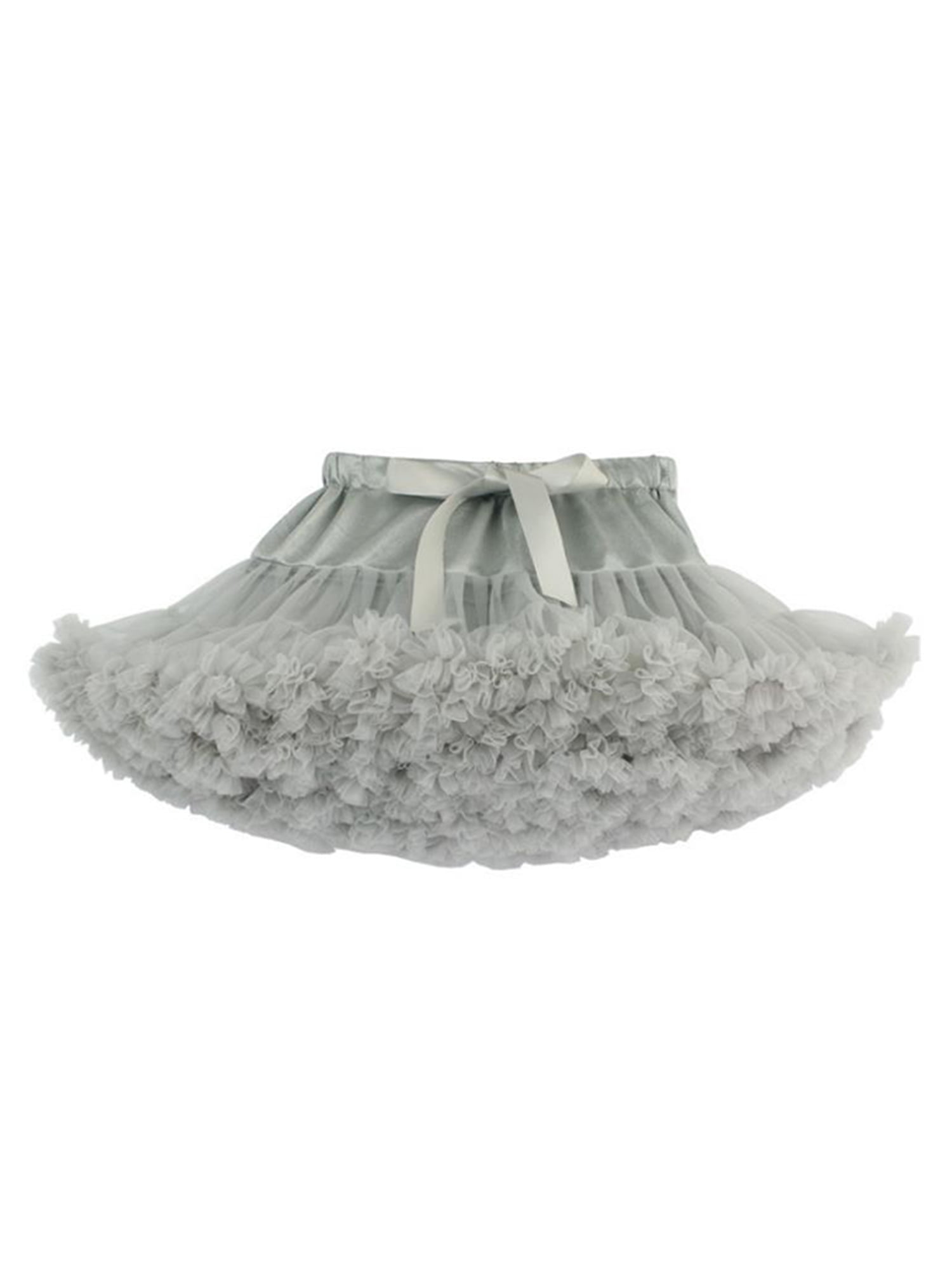 Aunavey Girl Tutu Skirt 3 Layers Tulle Tutus for Little Girls Fluffy ...