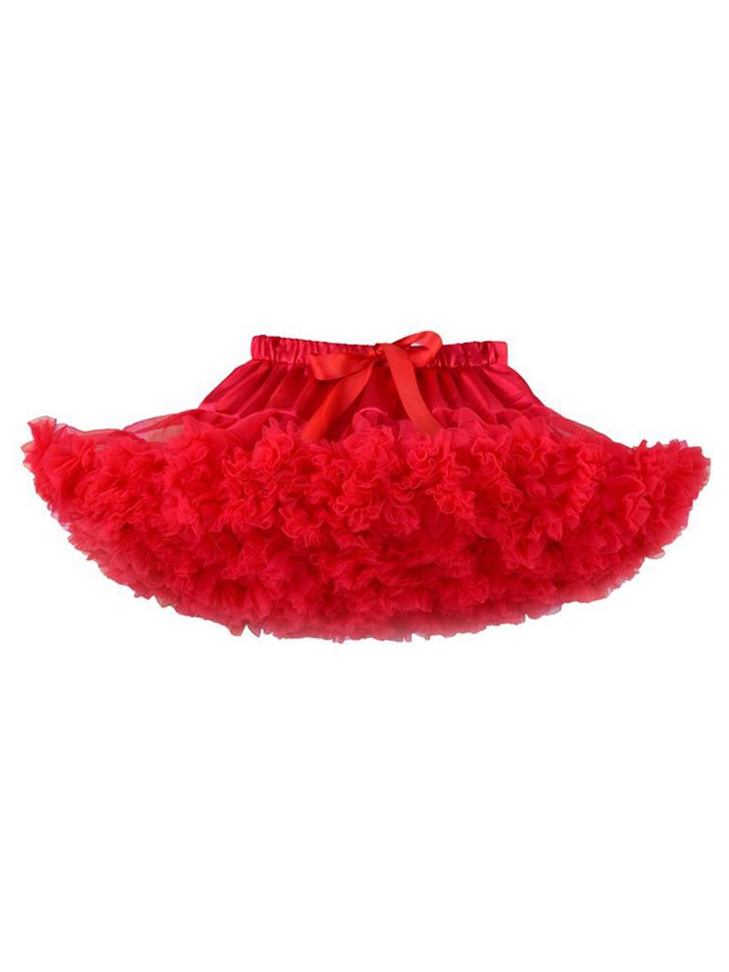 Aunavey Girl Tutu Skirt 3 Layers Tulle Tutus for Little Girls Fluffy ...
