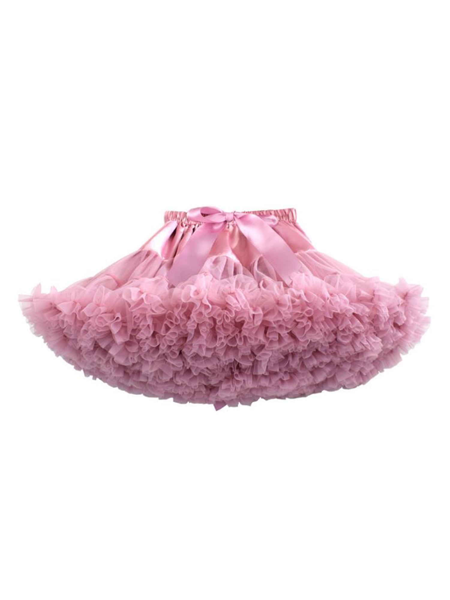 Aunavey Girl Tutu Skirt 3 Layers Tulle Tutus for Little Girls Fluffy ...