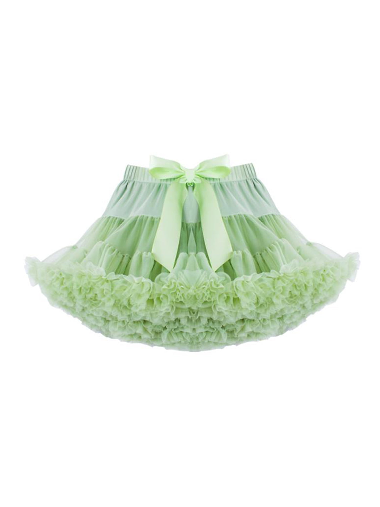 Aunavey Girl Tutu Skirt 3 Layers Tulle Tutus for Little Girls Fluffy ...