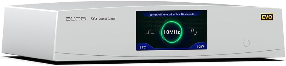 Aune SC1 EVO Audio Clock, 10MHz External OCXO Sine Wave/Square Wave ...