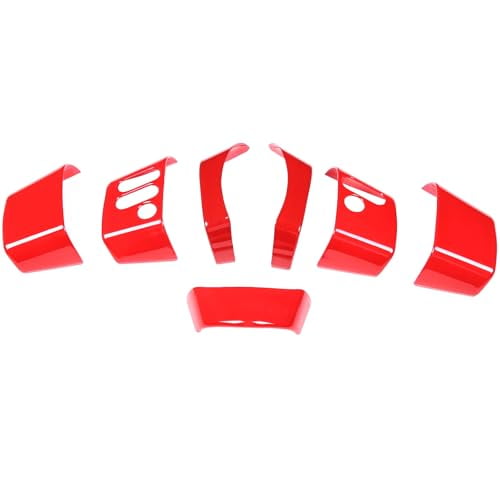 Aunginsy 7Pcs Center Console Button Panel Trim Cover Compatible with ...