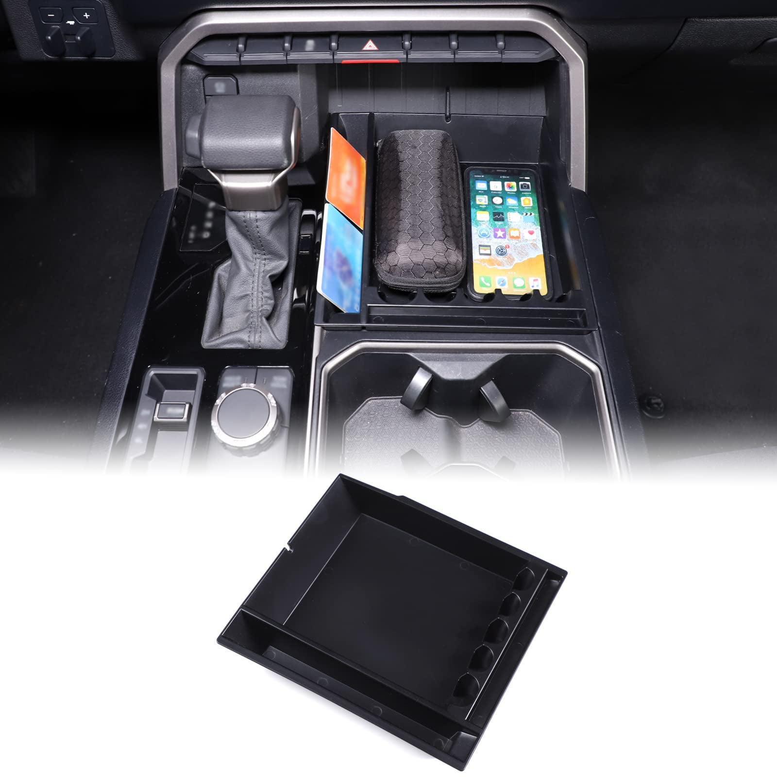Aunginsy Car Center Console Storage Box Compatible with Toyota Tundra ...