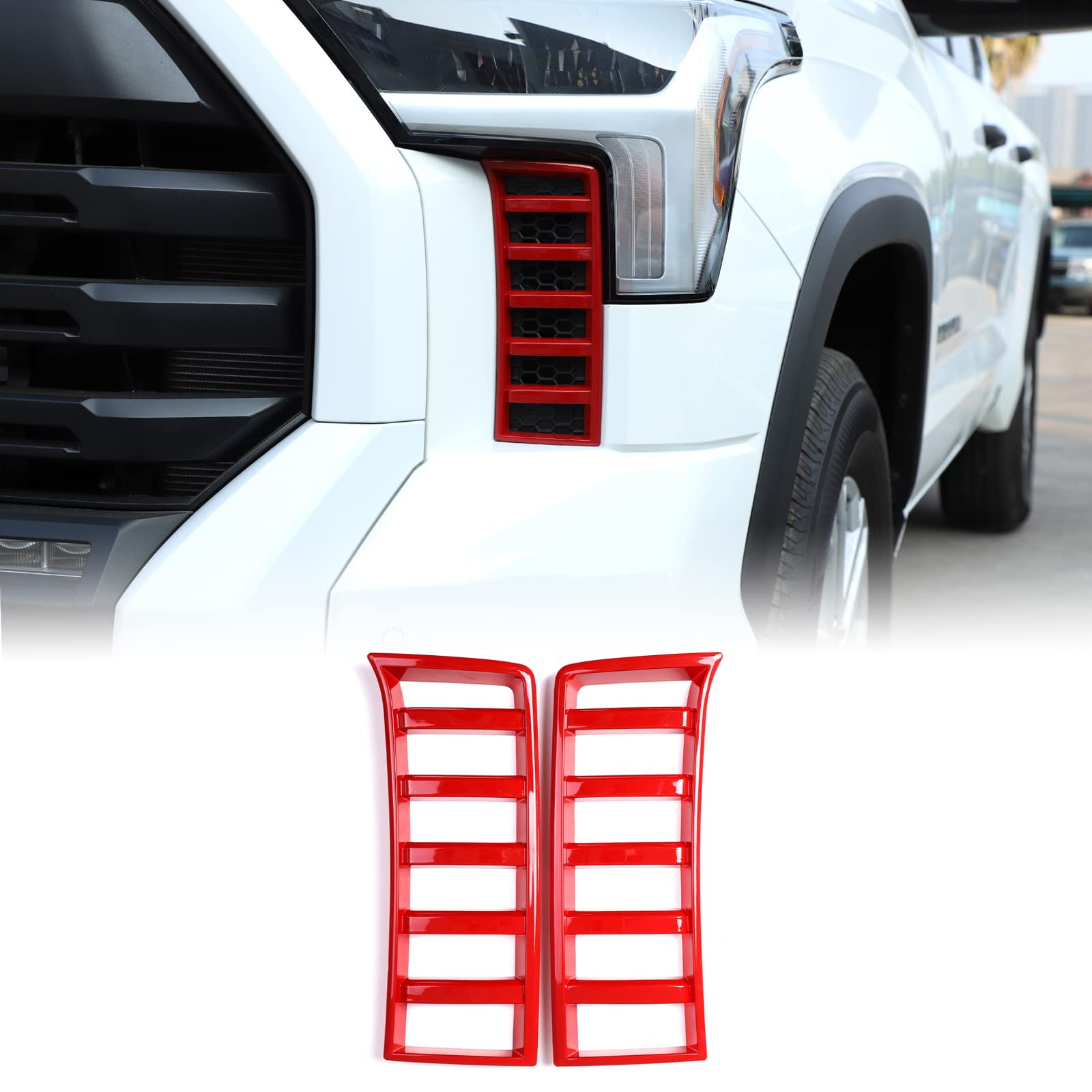 Aunginsy Car Front Headlights RRF12 Grille Vent Trim Compatible with ...