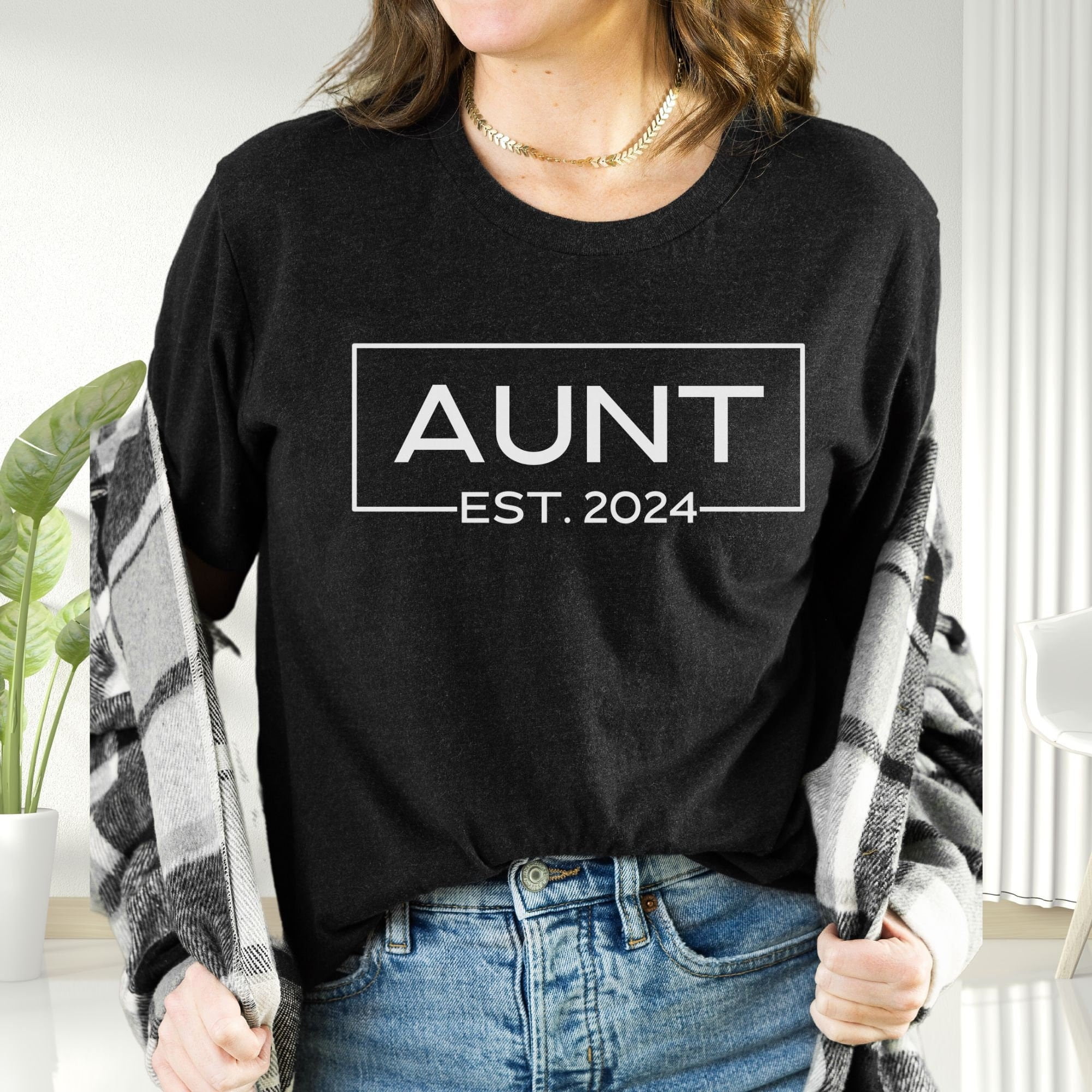 Aunt Announcement Gift Est 2024, Gift For Aunt, Aunt Pregnancy ...