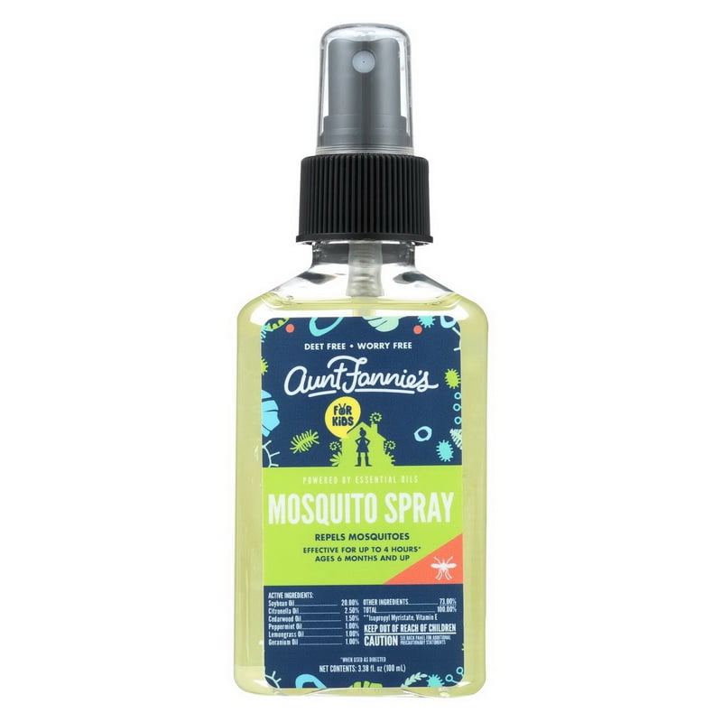 Aunt Fannies - Spray Kids Mosquito Repellent - 3.38 FL OZ - Walmart.com