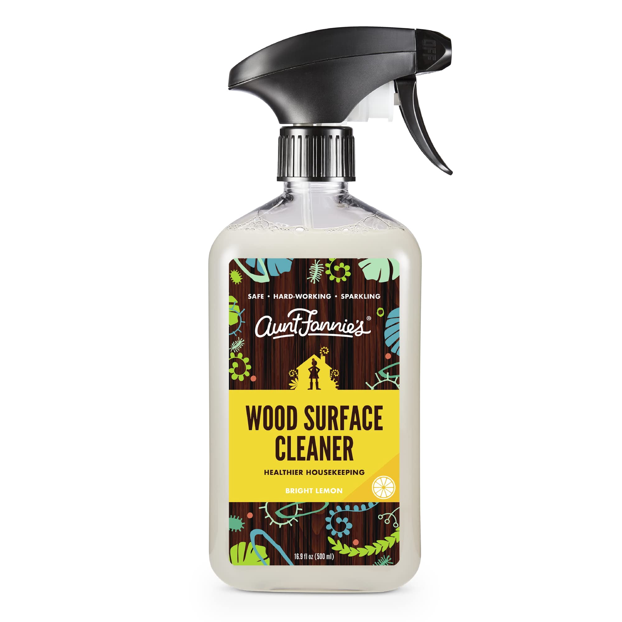 Aunt Fannie's All Purpose Wood Spray Cleaner, No-Wax Formula, Perfect ...