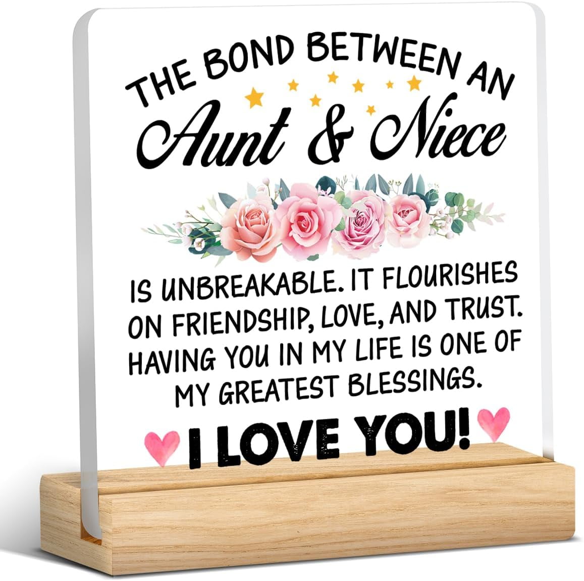 Aunt Gift From Niece, Gifts for Aunt, Thank You Appreciation Gifts for ...