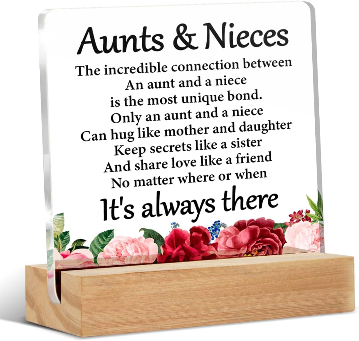 Aunt Gift From Niece, Gifts for Aunt, Thank You Appreciation Gifts for ...