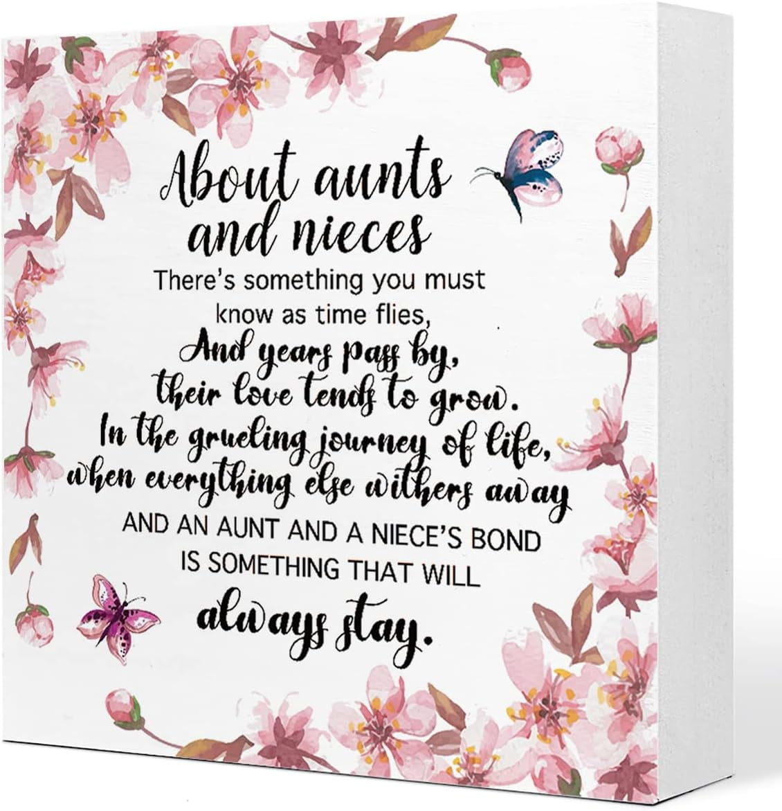 Aunt Gift From Niece,Mother's Day Gifts Birthday Gift for Aunt,About ...