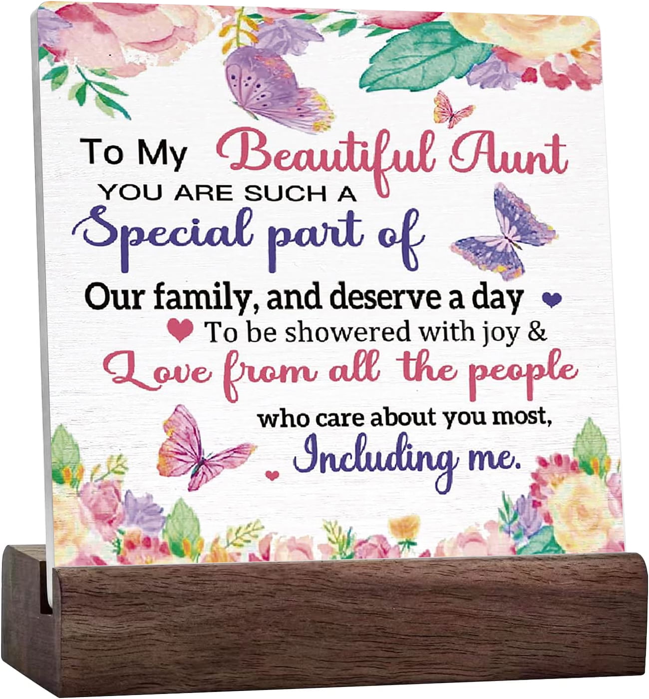 Aunt Gift From Niece Or Nephew, To My Beautiful Aunt You Are Such A ...
