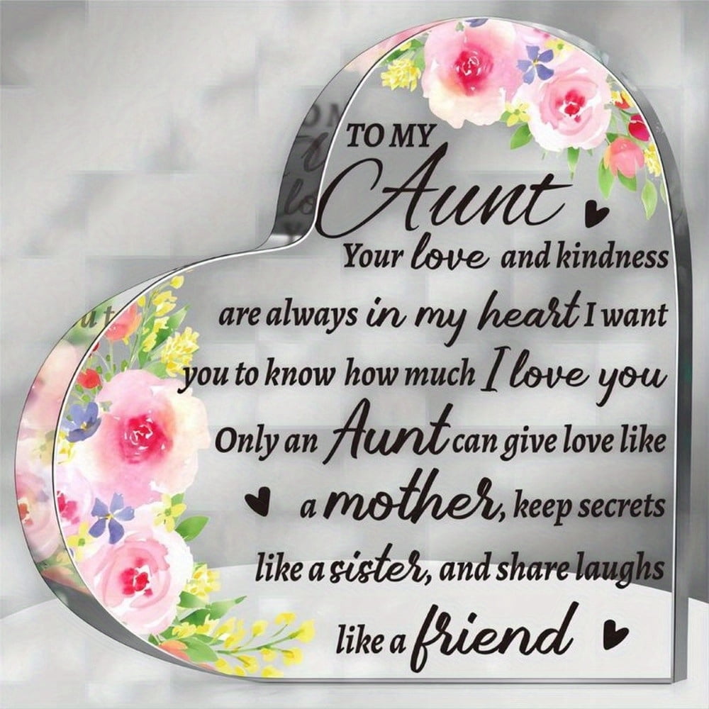 Aunt Gifts from Niece Nephew Thank You Keepsake Gifts for Aunt Best ...