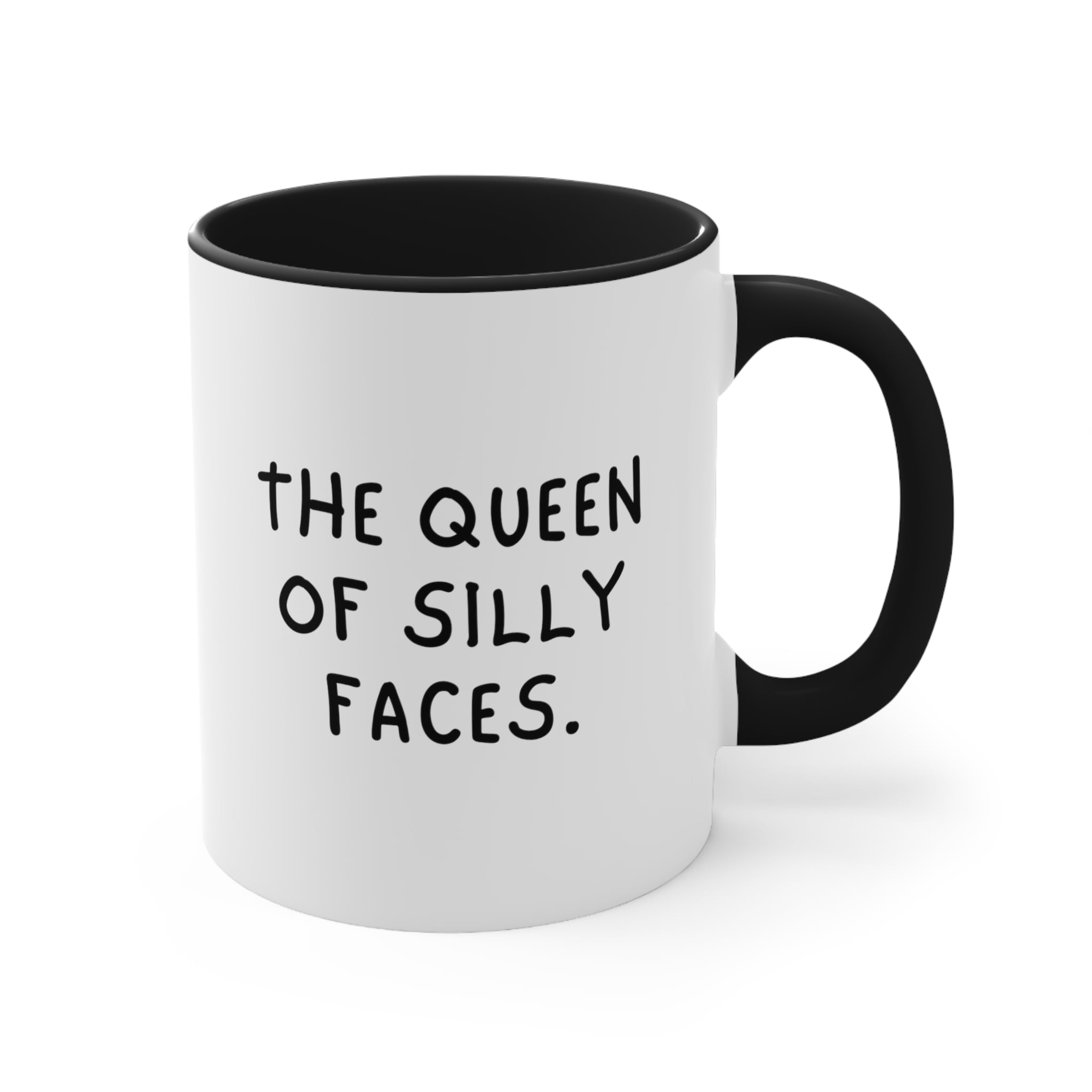Aunt Gifts Two-Tone 11oz Mug The queen of silly faces, Auntie Gift ...