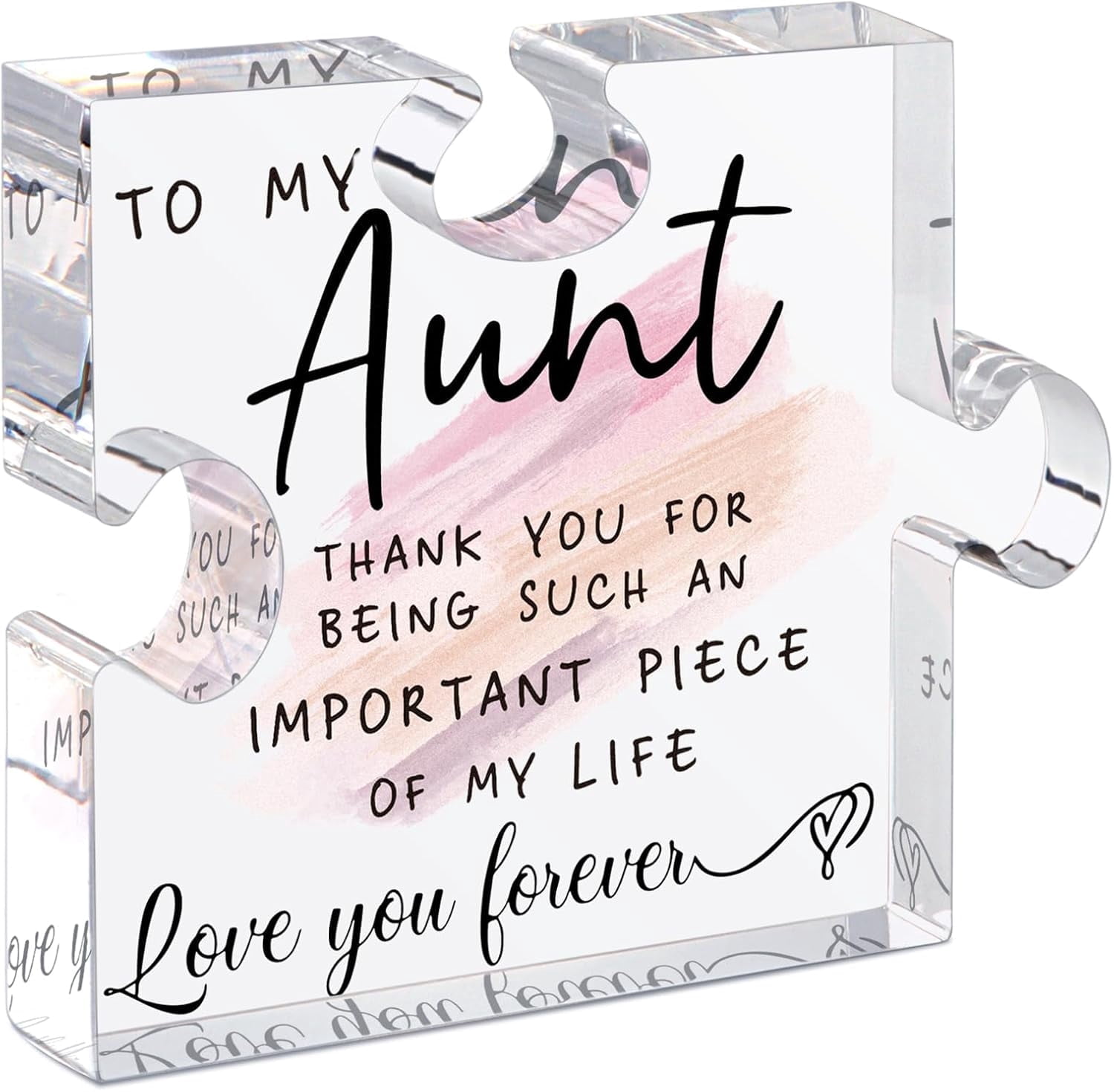 Aunt Gifts, Unique Gifts for Aunts Birthday Christmas Wedding, Acrylic ...