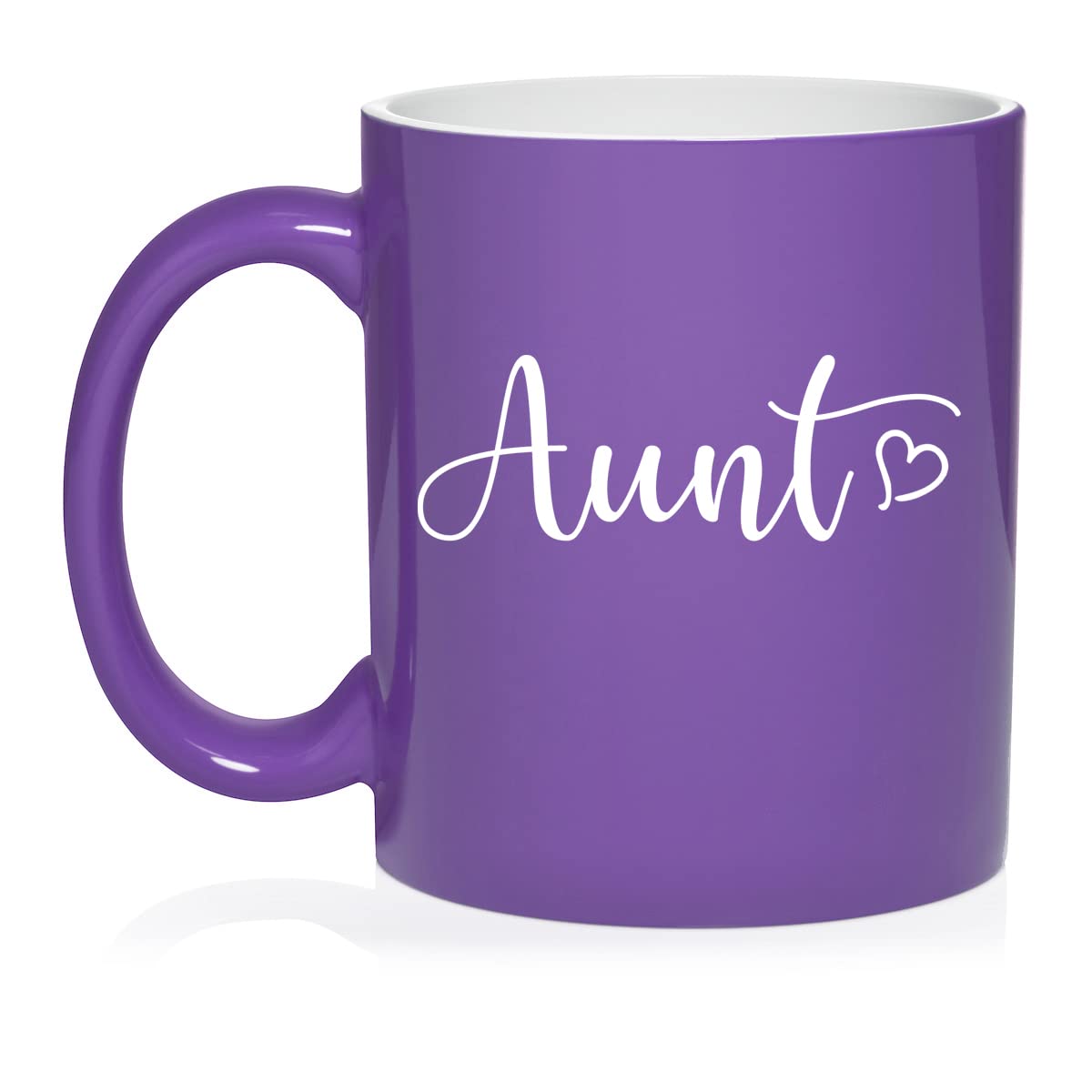Aunt With Heart Ceramic Coffee Mug Tea Cup Gift for Her, Sister, Wife ...
