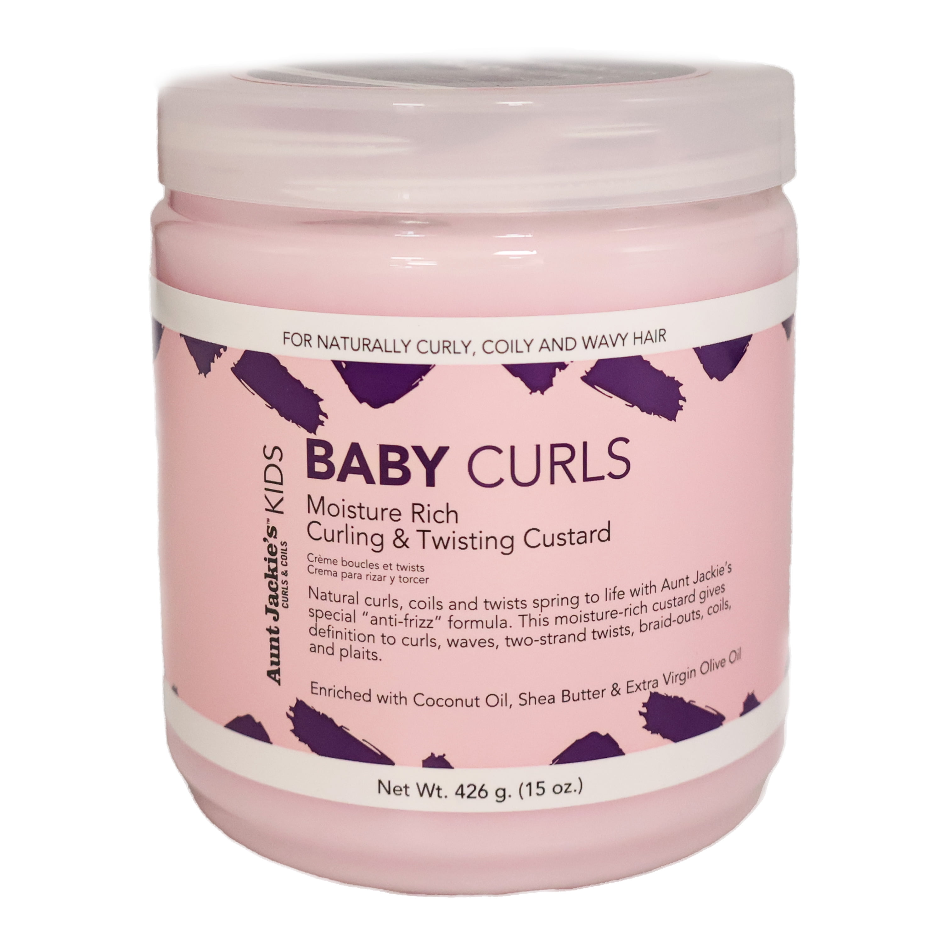 Aunt Jackie's Baby Girl Curls, Curling Twisting Custard, 15 Oz, Pack of ...