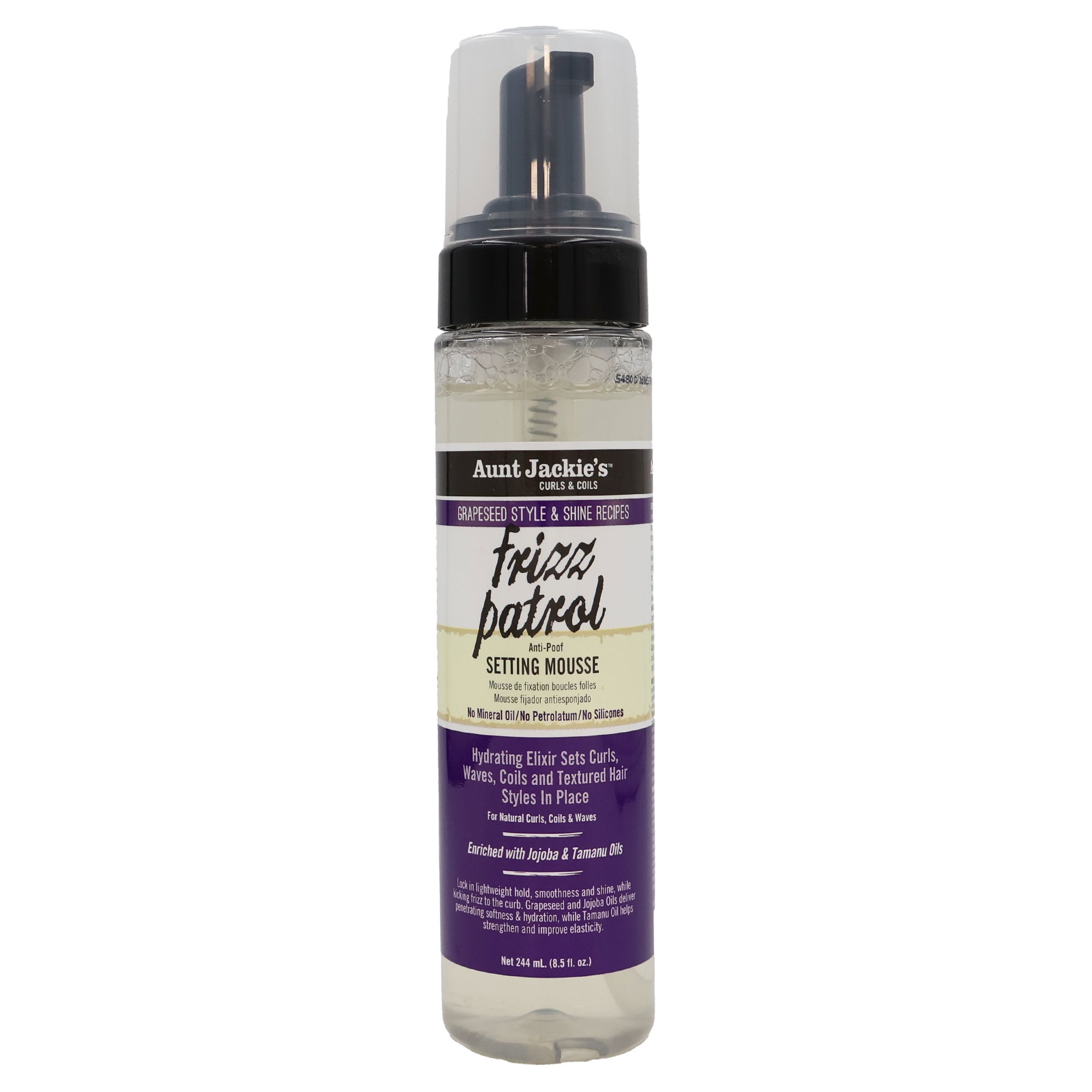 Aunt Jackie's Grapeseed Style Frizz Patrol Anti-Poof Twist and Curl ...