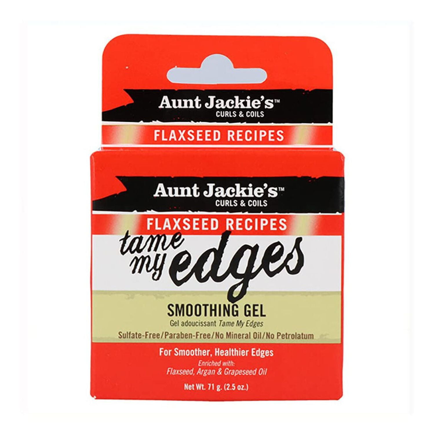Aunt Jackie's Tame My Edges Smoothing Gel Flaxseed Recipes - 2.5 oz ...