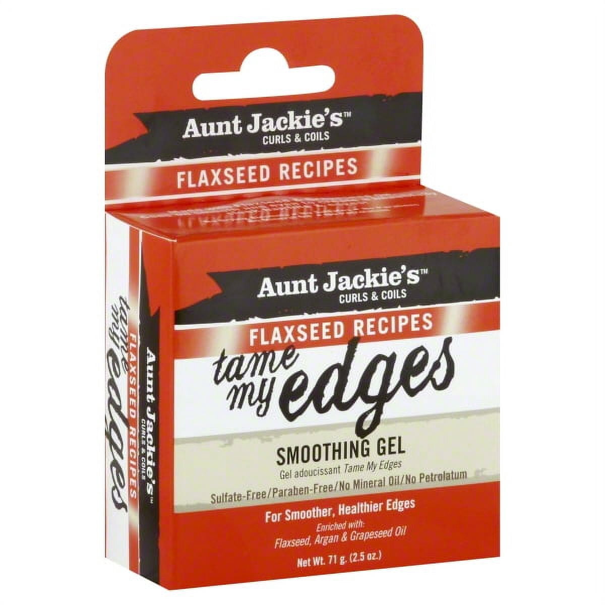 Aunt Jackie's Tame My Edges Smoothing Gel Flaxseed Recipes - 2.5 oz ...