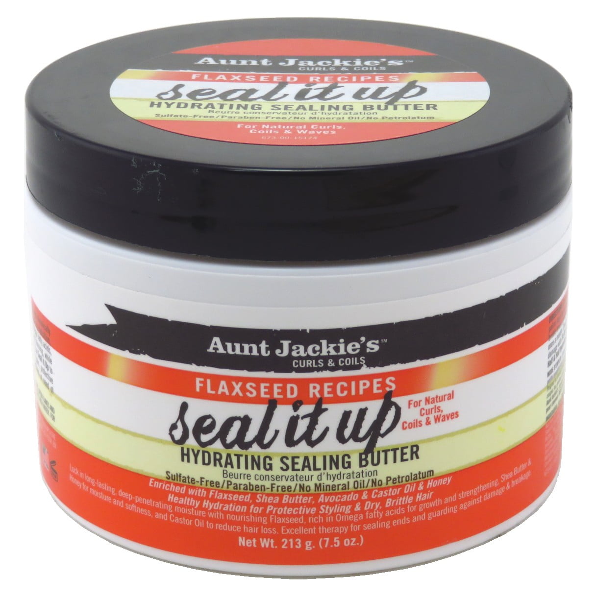 Aunt Jackies Seal It Up Hydrating Sealing Butter 7.5oz (Pack of 3 ...