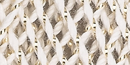 Aunt Lydia's Metallic Crochet Thread Size 10 Natural & Gold - Walmart.com