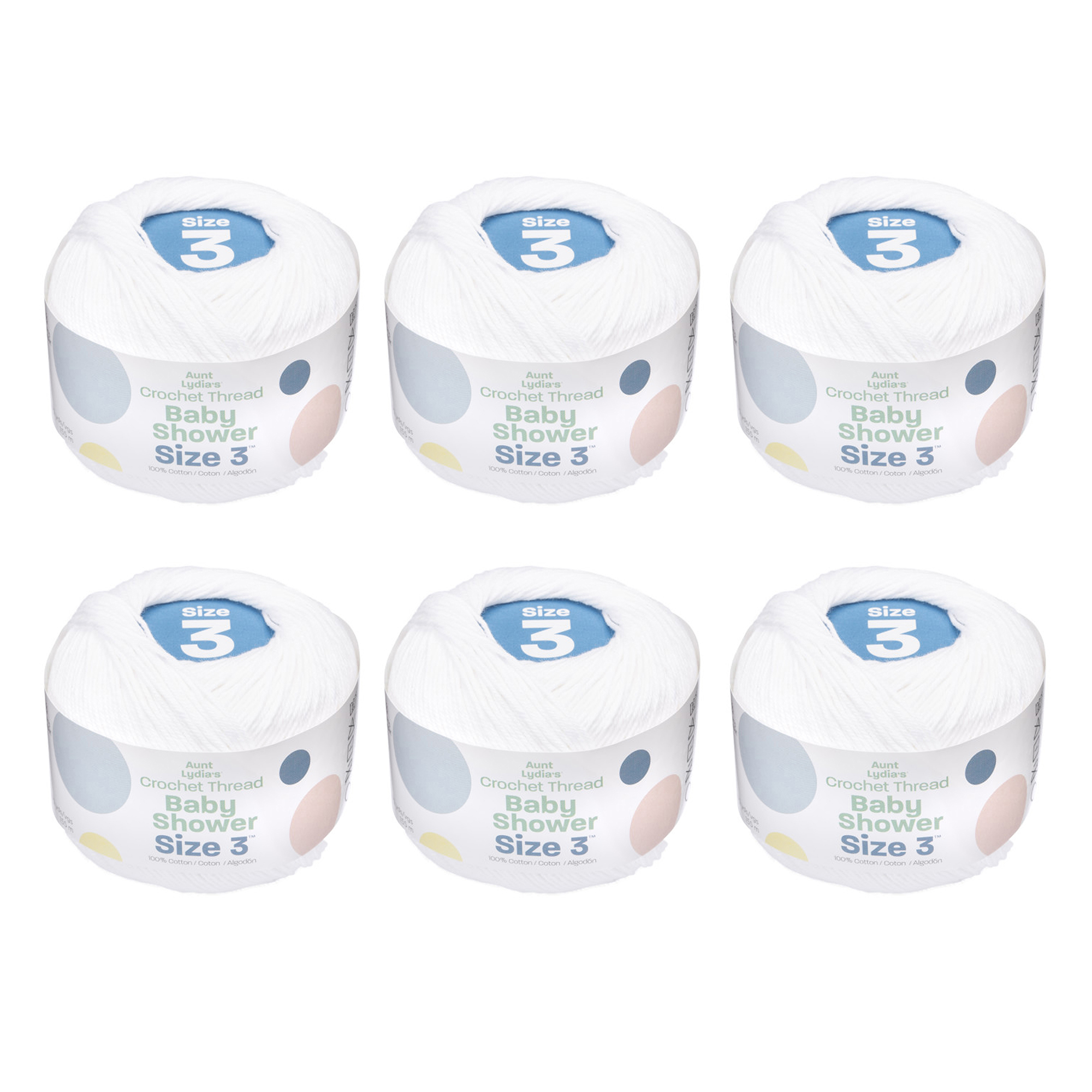 Aunt Lydia's Classic Crochet Thread Size 10-Wasabi - Walmart.com