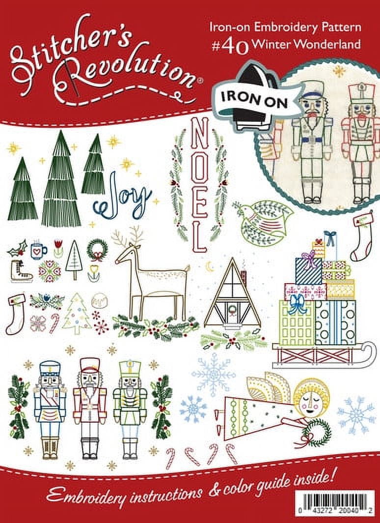 Aunt Martha's SR40 Winter Wonderland - Hand Stitch Embroidery Transfer ...