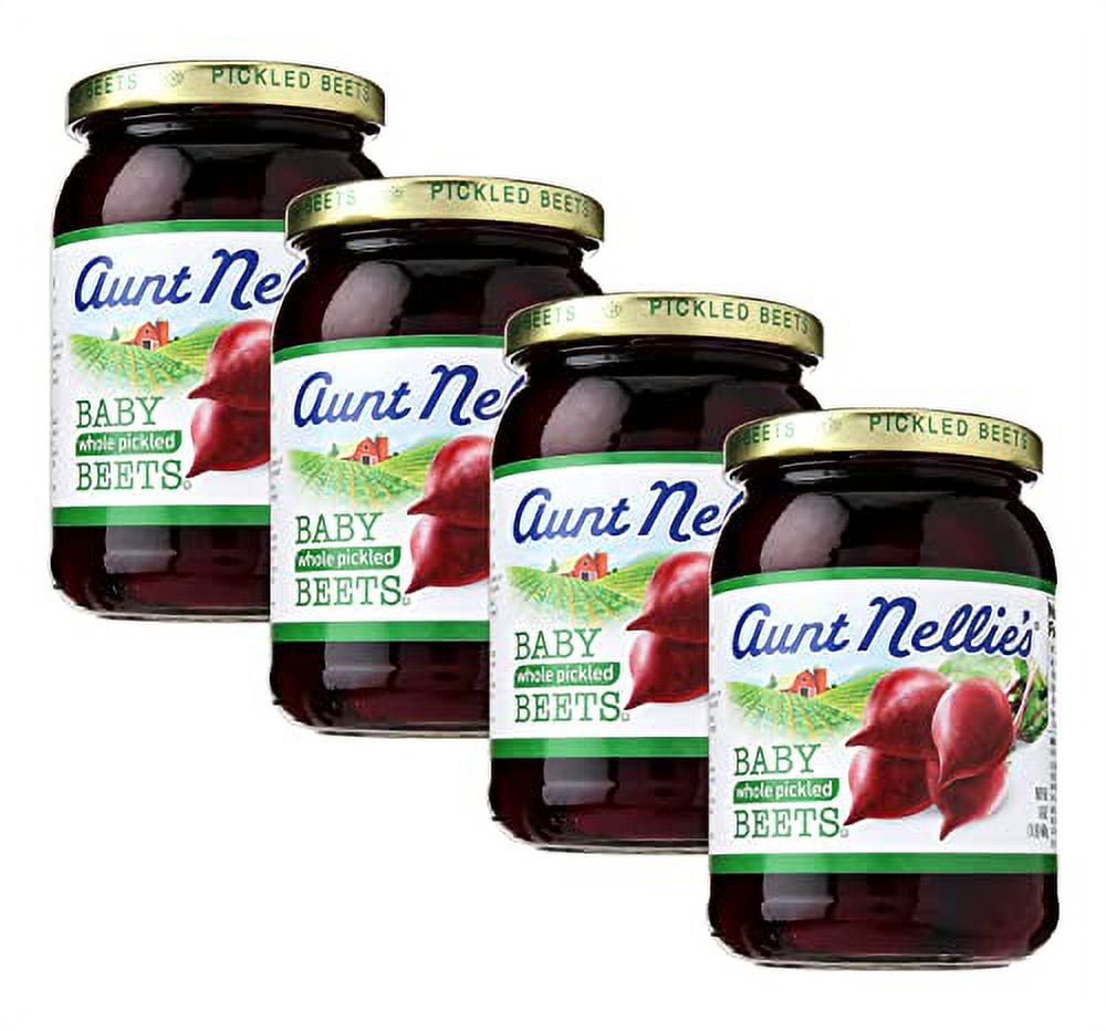 Aunt Nellie's, Sliced Pickled Beets, 16 oz glass jar, Set of 4 ...