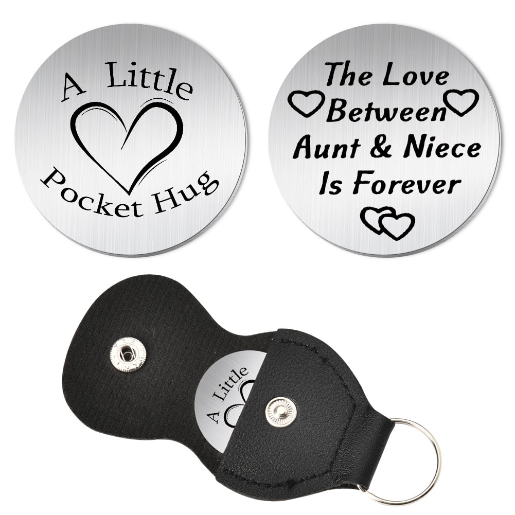 Aunt Niece Pocket Hug Token Gifts for Niece Aunt Christmas Birthday ...