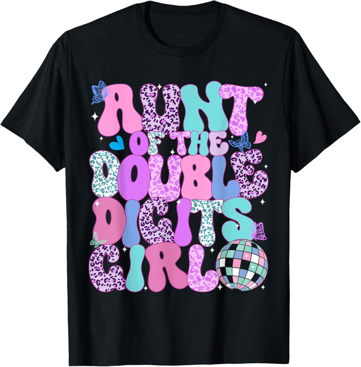 Aunt Of The Birthday Double Digits Family Party Unisex T-Shirt S-5Xl ...