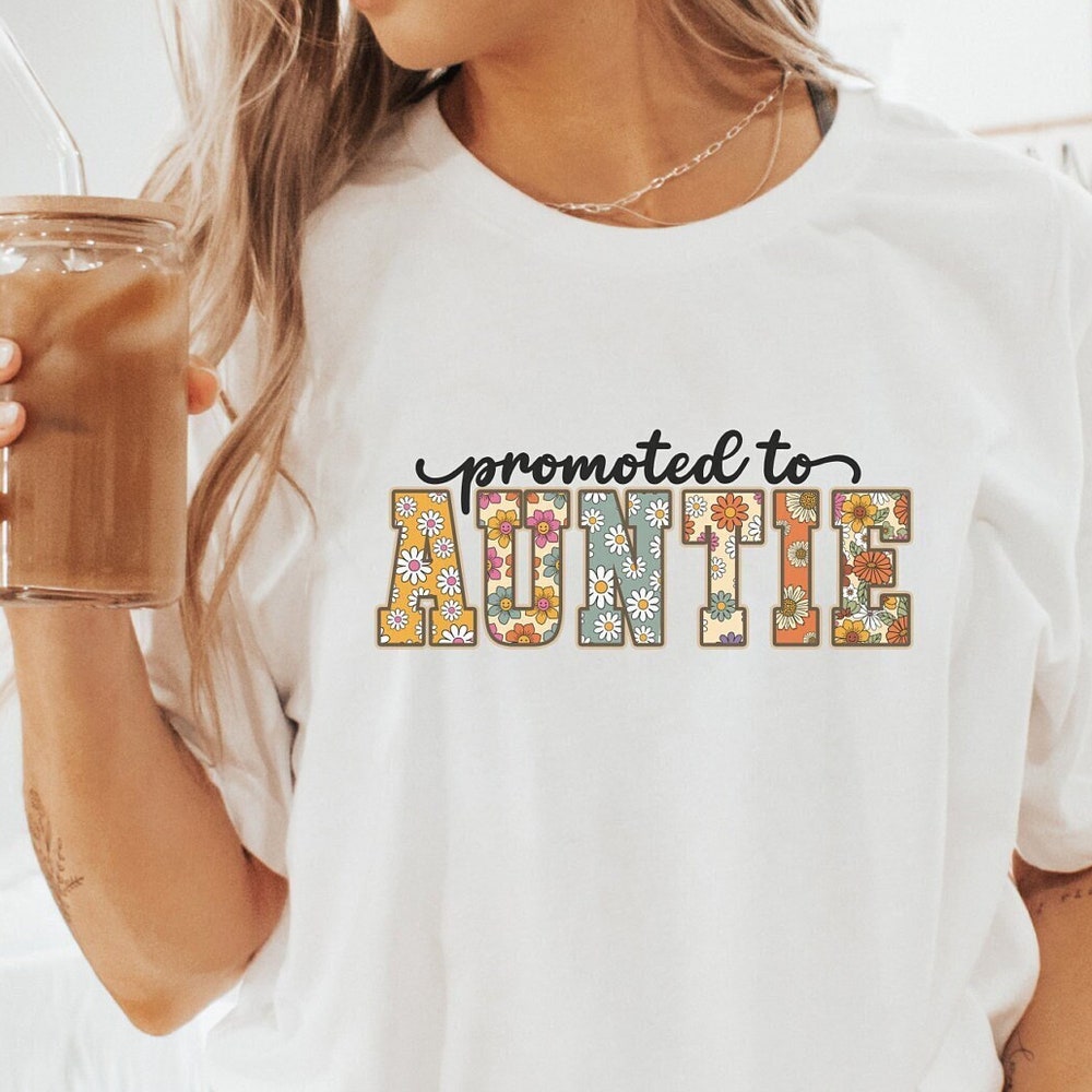 Aunt Shirt, Auntie Shirt, New Aunt Gift, Pregnancy Announcement, Gift ...