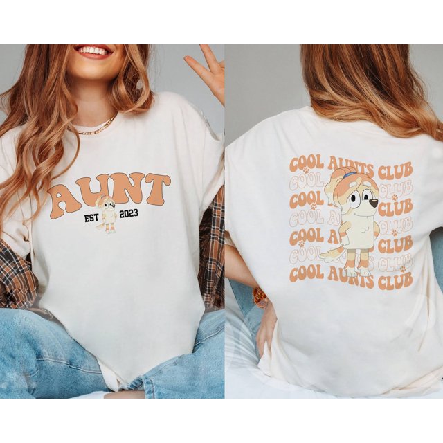 Aunt Trixie Cool Club Shirt | Bluey Auntie Shirt, Bluey Trixie ...