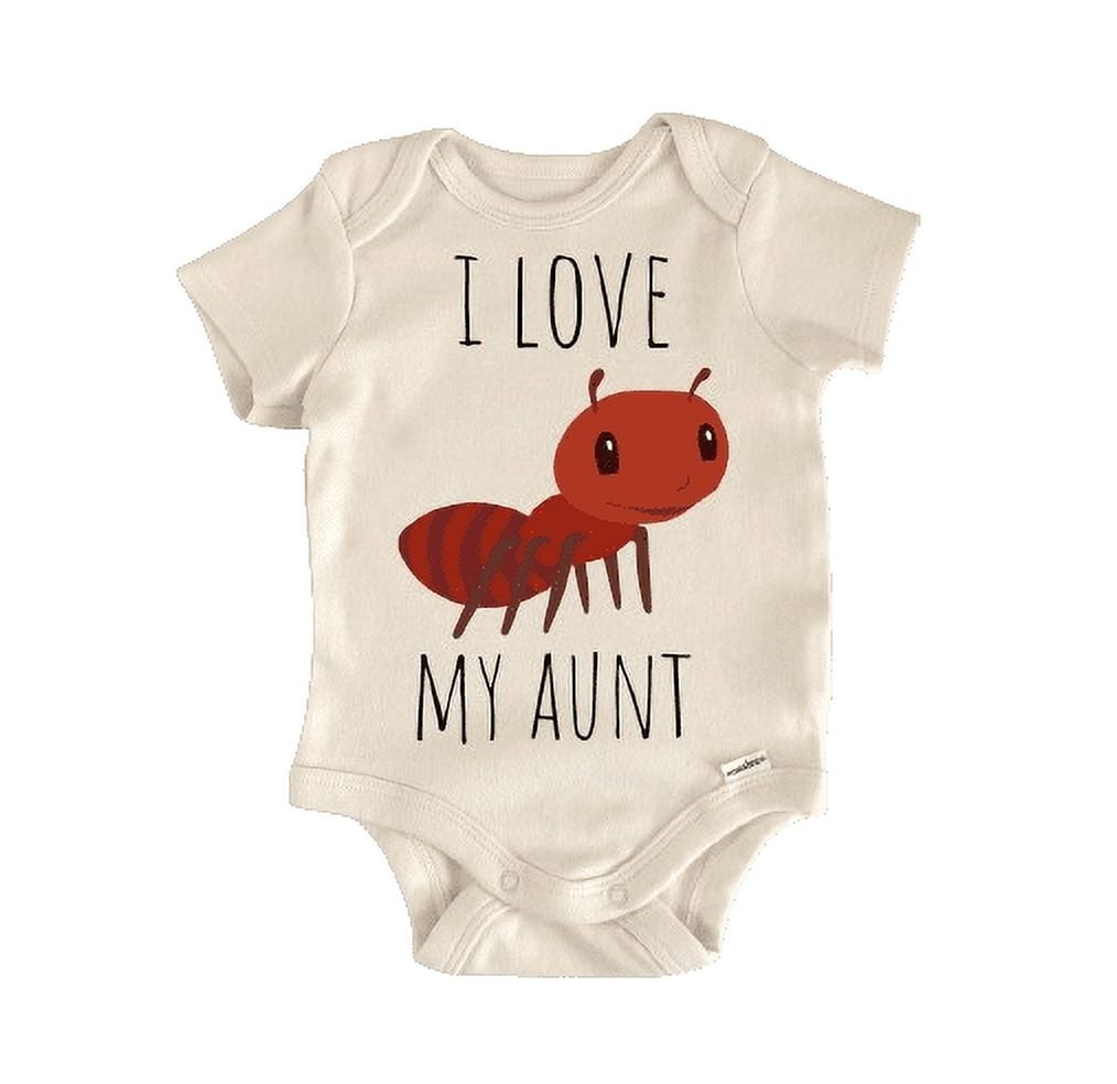 Auntie Ant Aunt - Baby Boy Girl Clothes Infant Bodysuit Funny Cute Newborn - Walmart.com